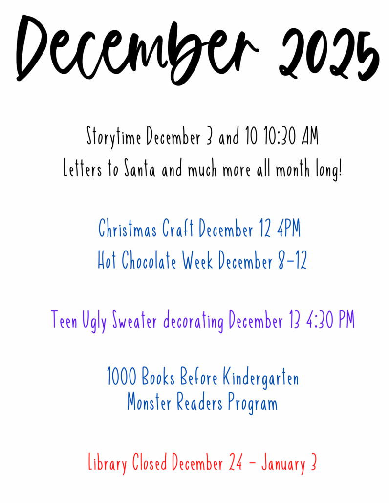 Conway County Library Programs – Conway County Library